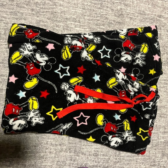Intimates & Sleepwear | Disney Mickey Mouse Fleece Pajama Pants Elastic ...